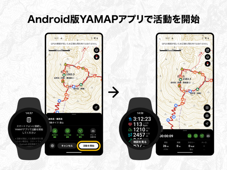 Wear OS by Google に対応しました | YAMAP INFO blog